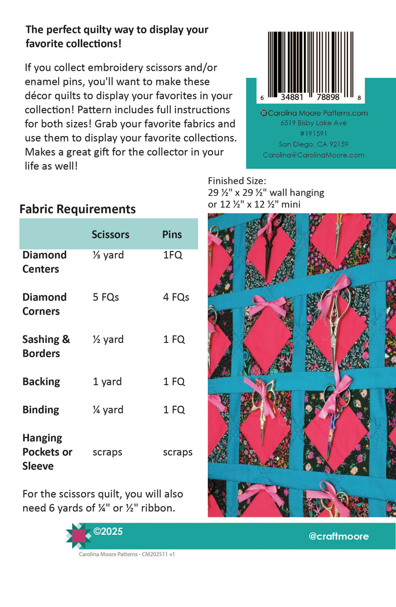 Collection Quilt - Digital Download Pattern – Carolina Moore