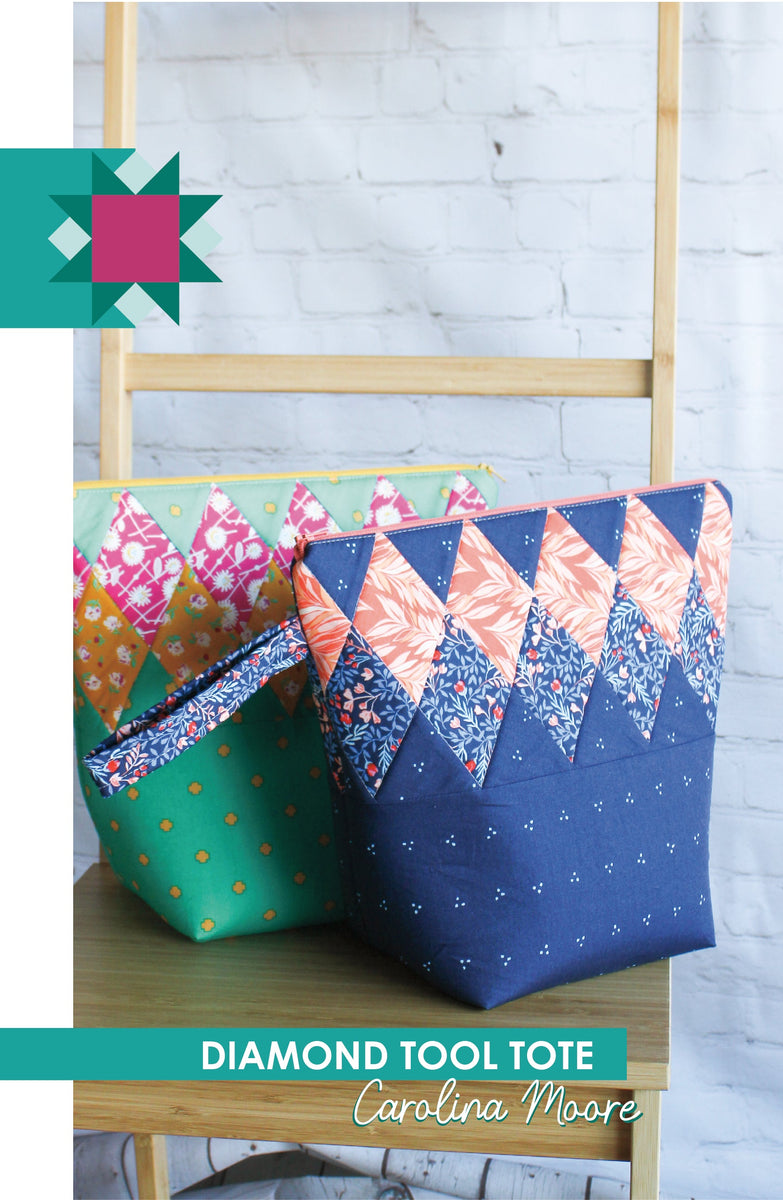 Diamond Tool Tote - Digital Pattern – Carolina Moore
