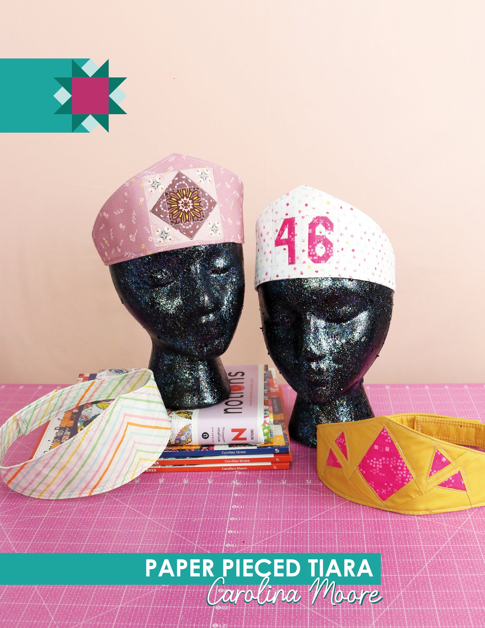 Paper Pieced Tiara – Carolina Moore