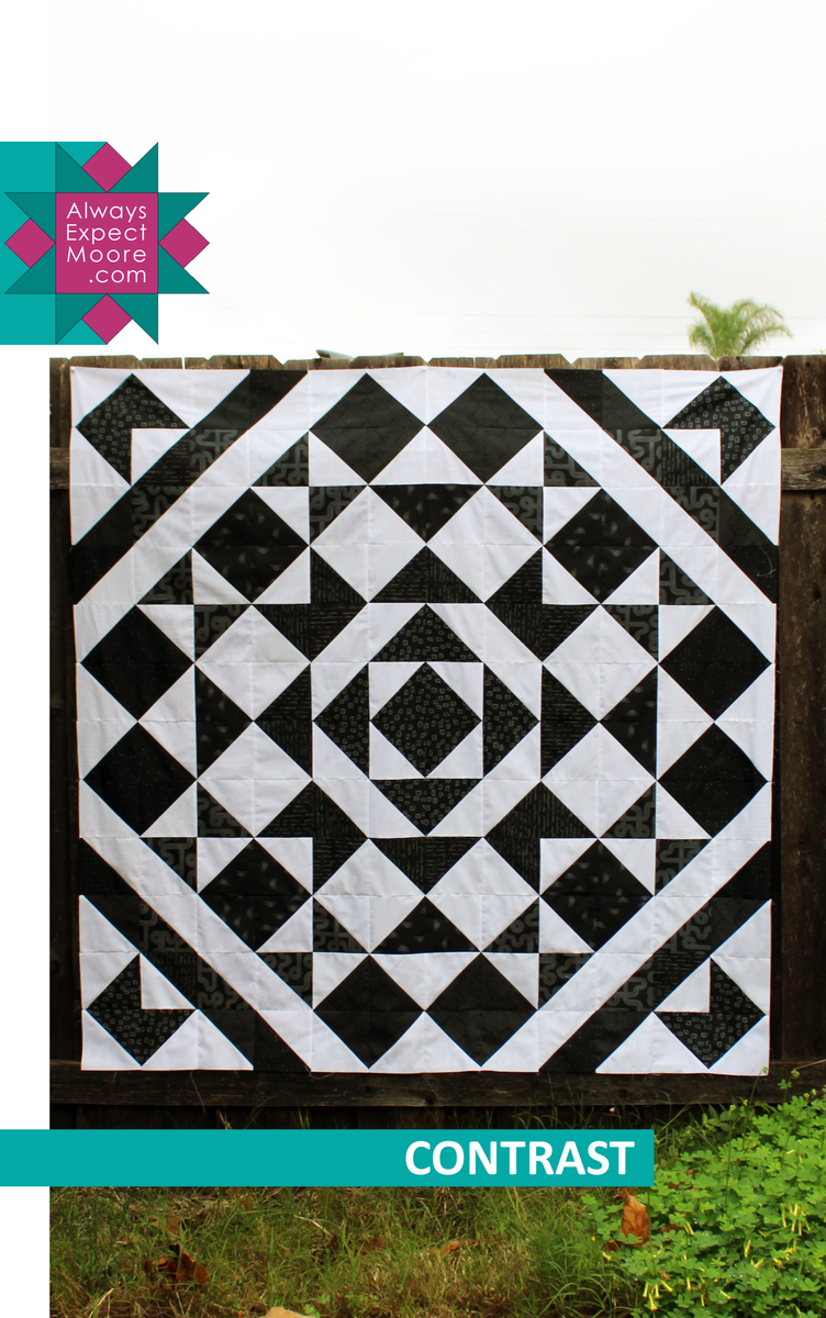 Contrast Quilt: Digital Download – Carolina Moore