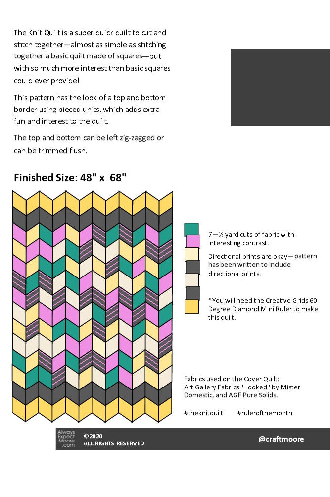 The Knit Quilt - Digital Download Pattern – Carolina Moore