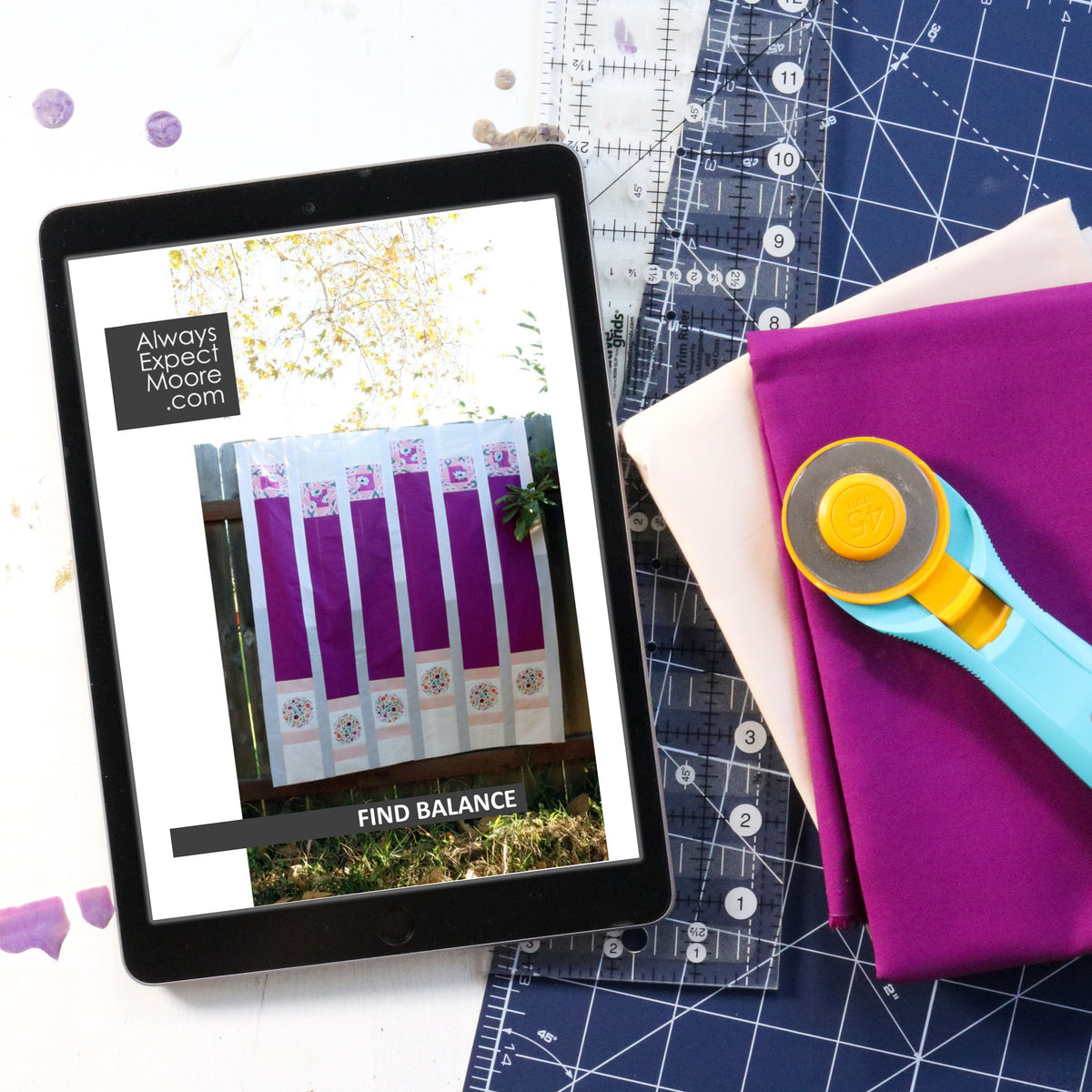 Find Balance Quilt - Digital Download – Carolina Moore