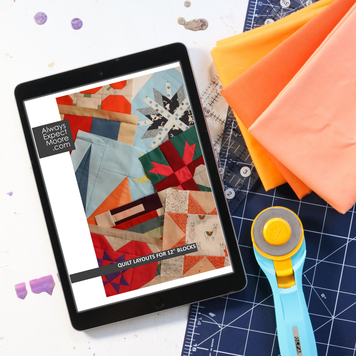 Quilt Layouts for 12" Blocks - Digital Book – Carolina Moore